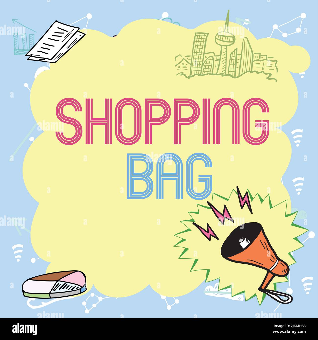 Writing displaying text Shopping Bag. Business showcase Containers for ...