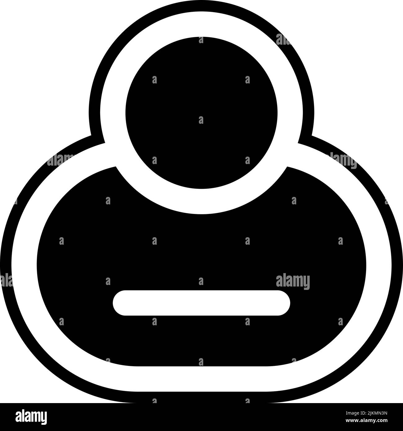 profile icon black vector illustration Stock Vector Image & Art - Alamy