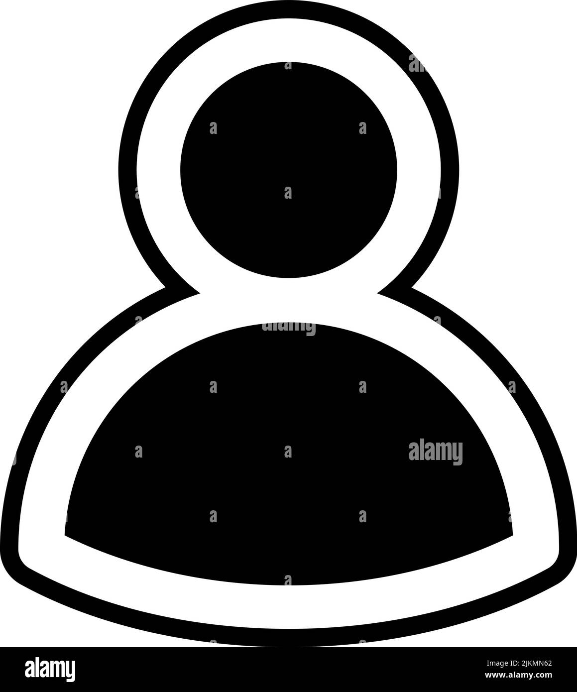 user icon black vector illustration Stock Vector Image & Art - Alamy