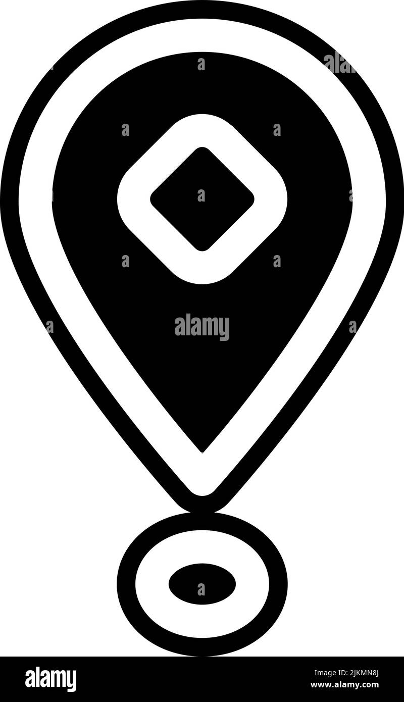 navigation icon black vector illustration Stock Vector Image & Art - Alamy