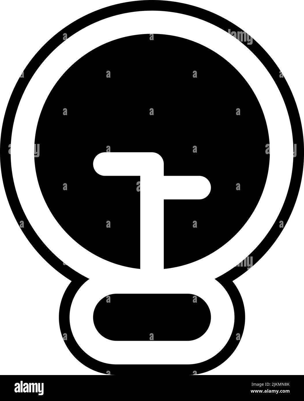 lamp icon black vector illustration Stock Vector Image & Art - Alamy