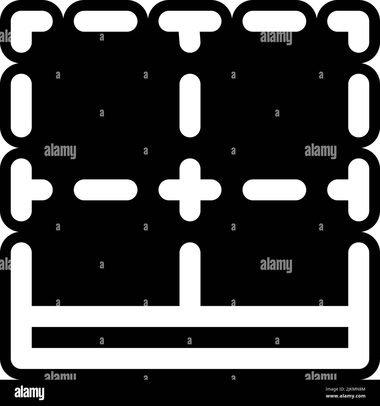 bottom icon black vector illustration Stock Vector Image & Art - Alamy