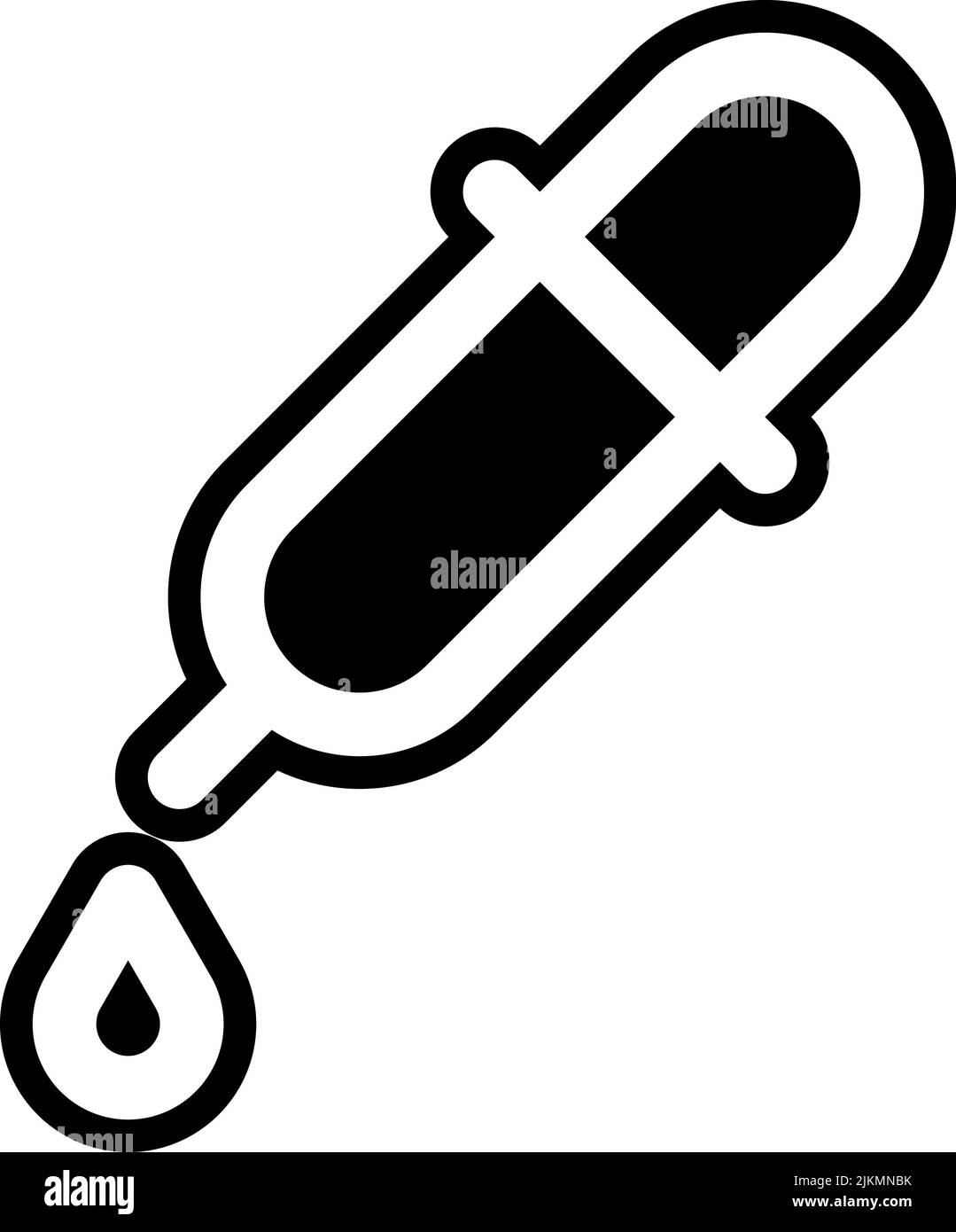 dropper icon black vector illustration Stock Vector Image & Art - Alamy