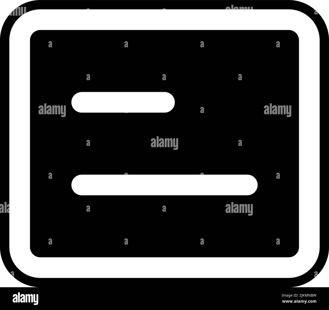 align left icon black vector illustration Stock Vector Image & Art - Alamy