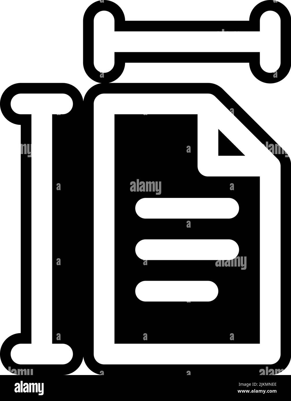 file icon black vector illustration Stock Vector Image & Art - Alamy