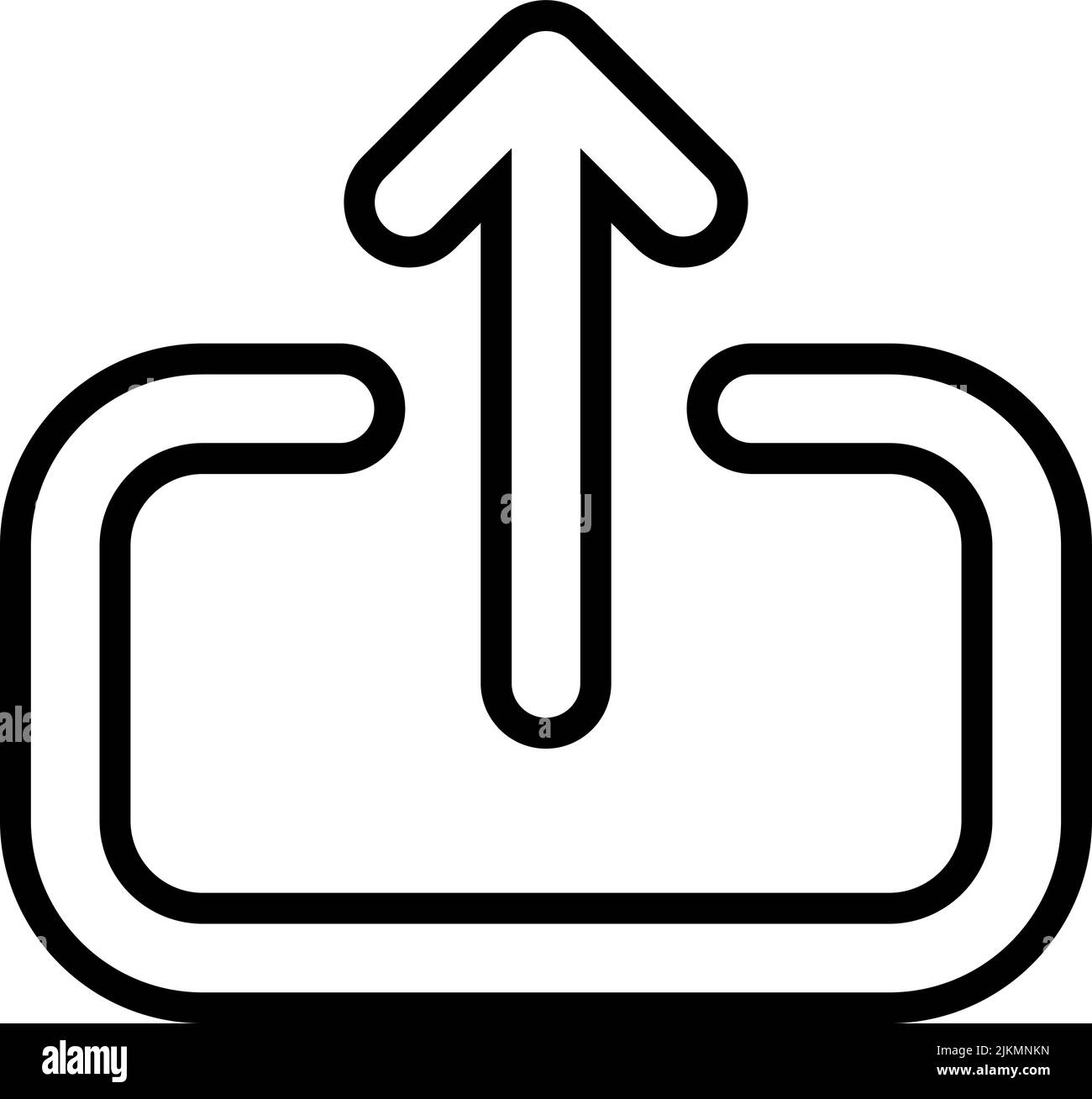 upload icon black vector illustration Stock Vector Image & Art - Alamy