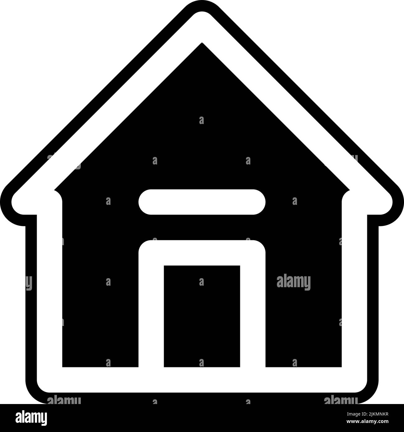 home page icon black vector illustration Stock Vector Image & Art - Alamy