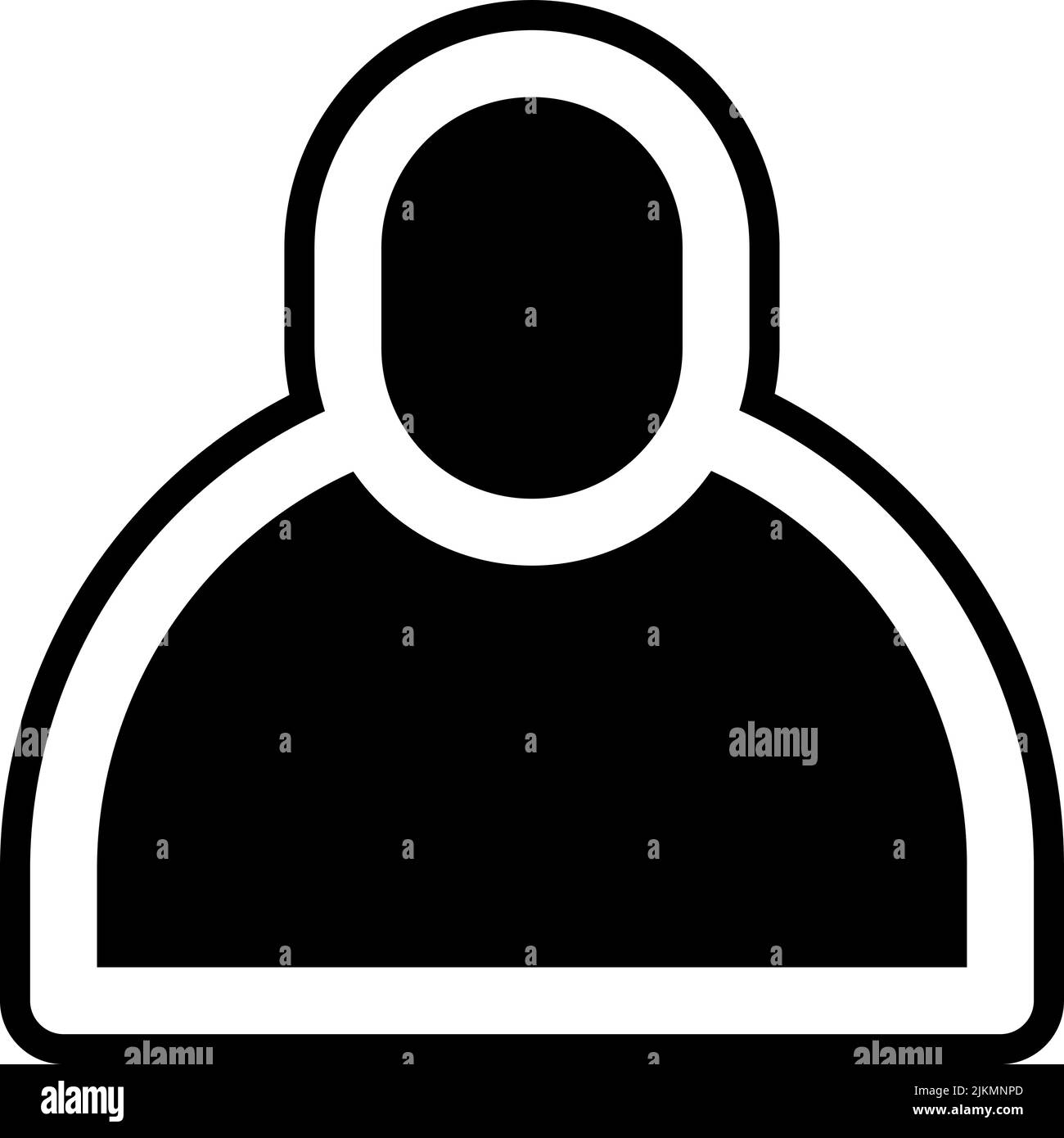 profile icon black vector illustration Stock Vector Image & Art - Alamy