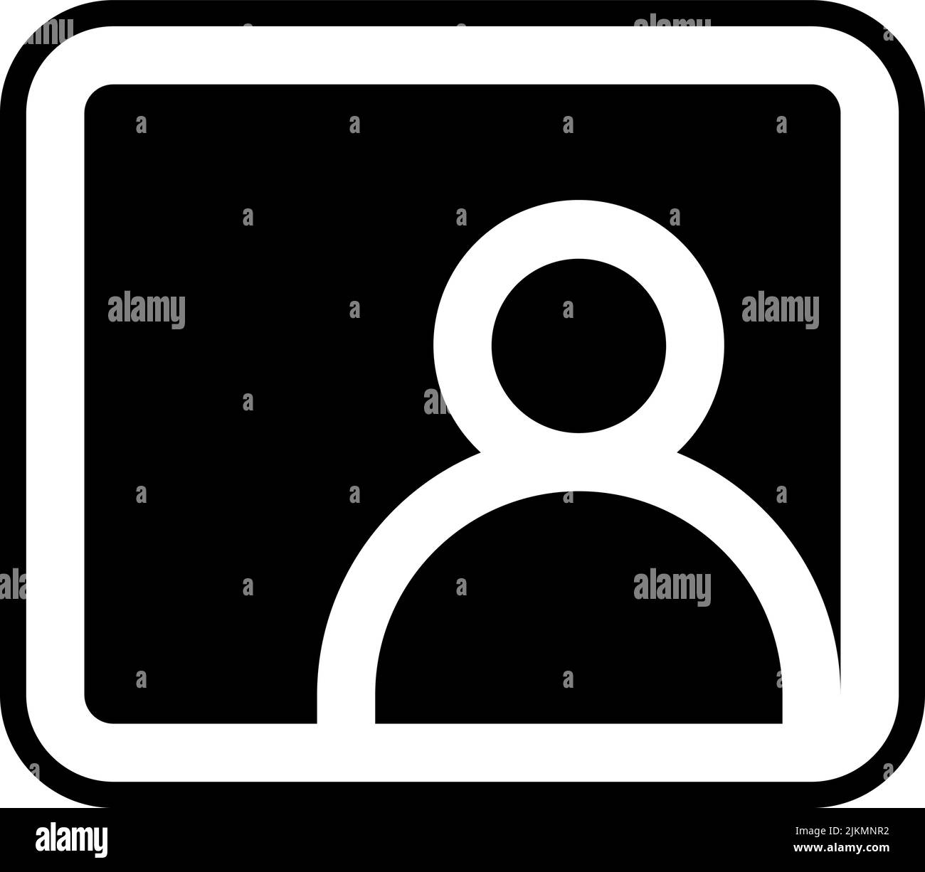 profile icon black vector illustration Stock Vector Image & Art - Alamy