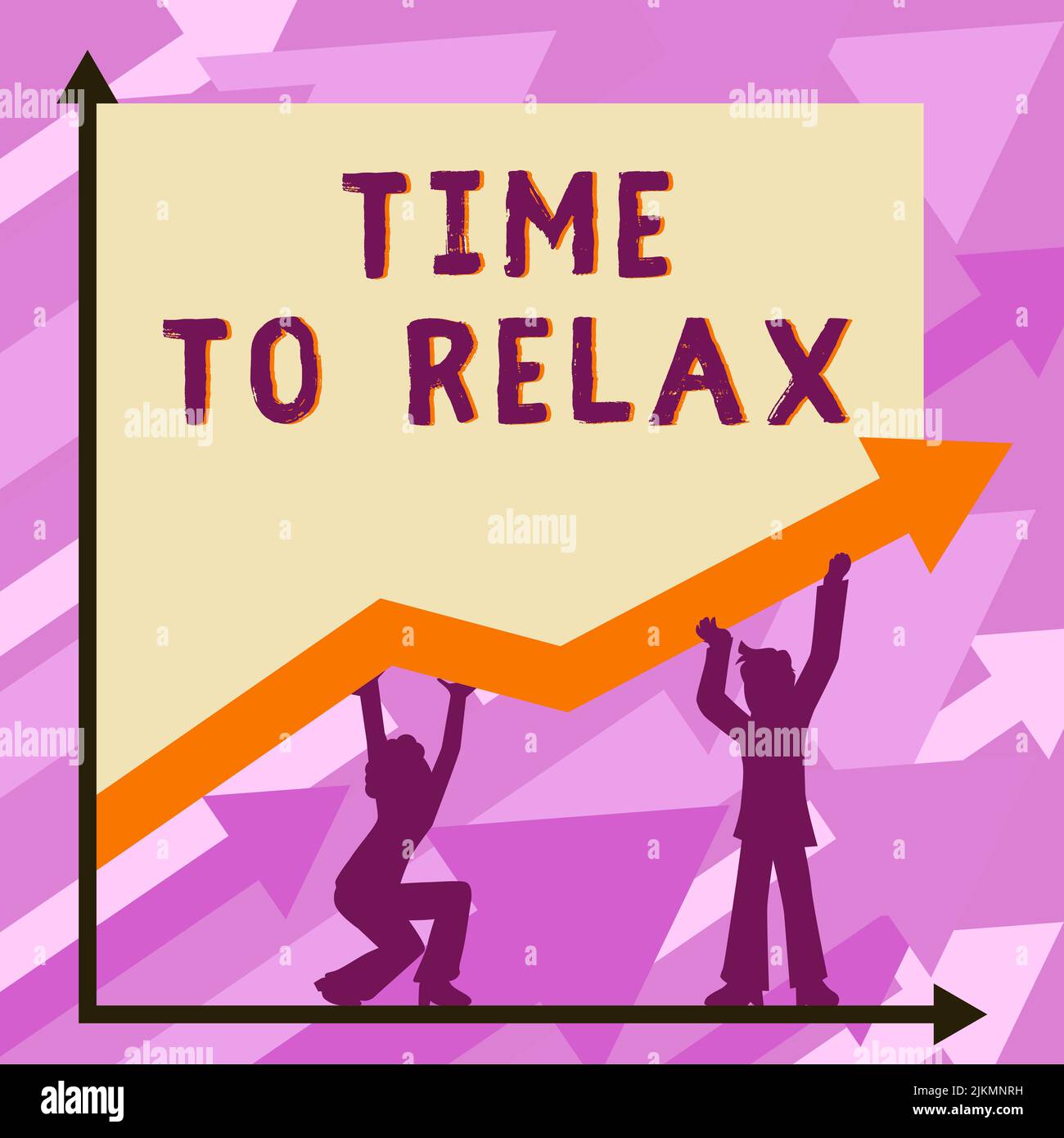 Conceptual caption Time To Relax. Business idea Relaxation moment for a ...