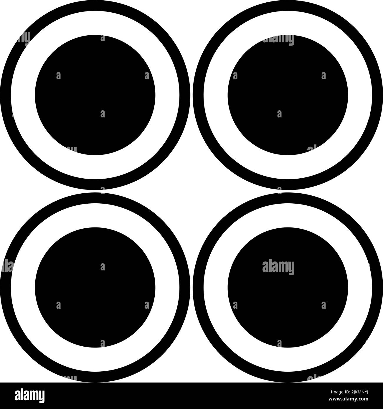 menu icon black vector illustration Stock Vector Image & Art - Alamy