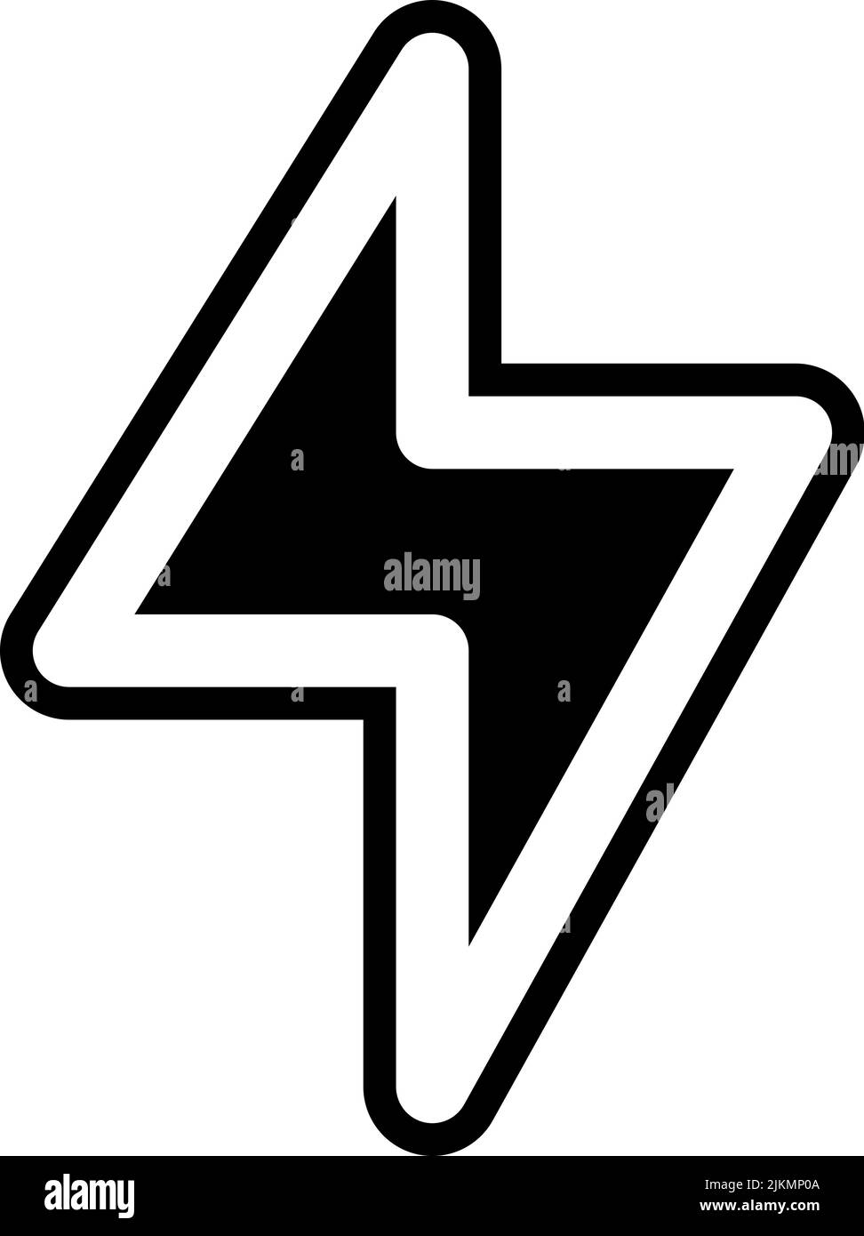 electricity icon black vector illustration Stock Vector Image & Art - Alamy