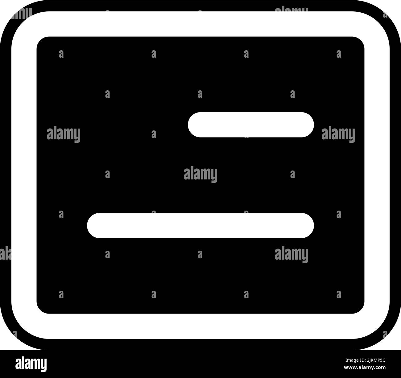 align right icon black vector illustration Stock Vector Image & Art - Alamy