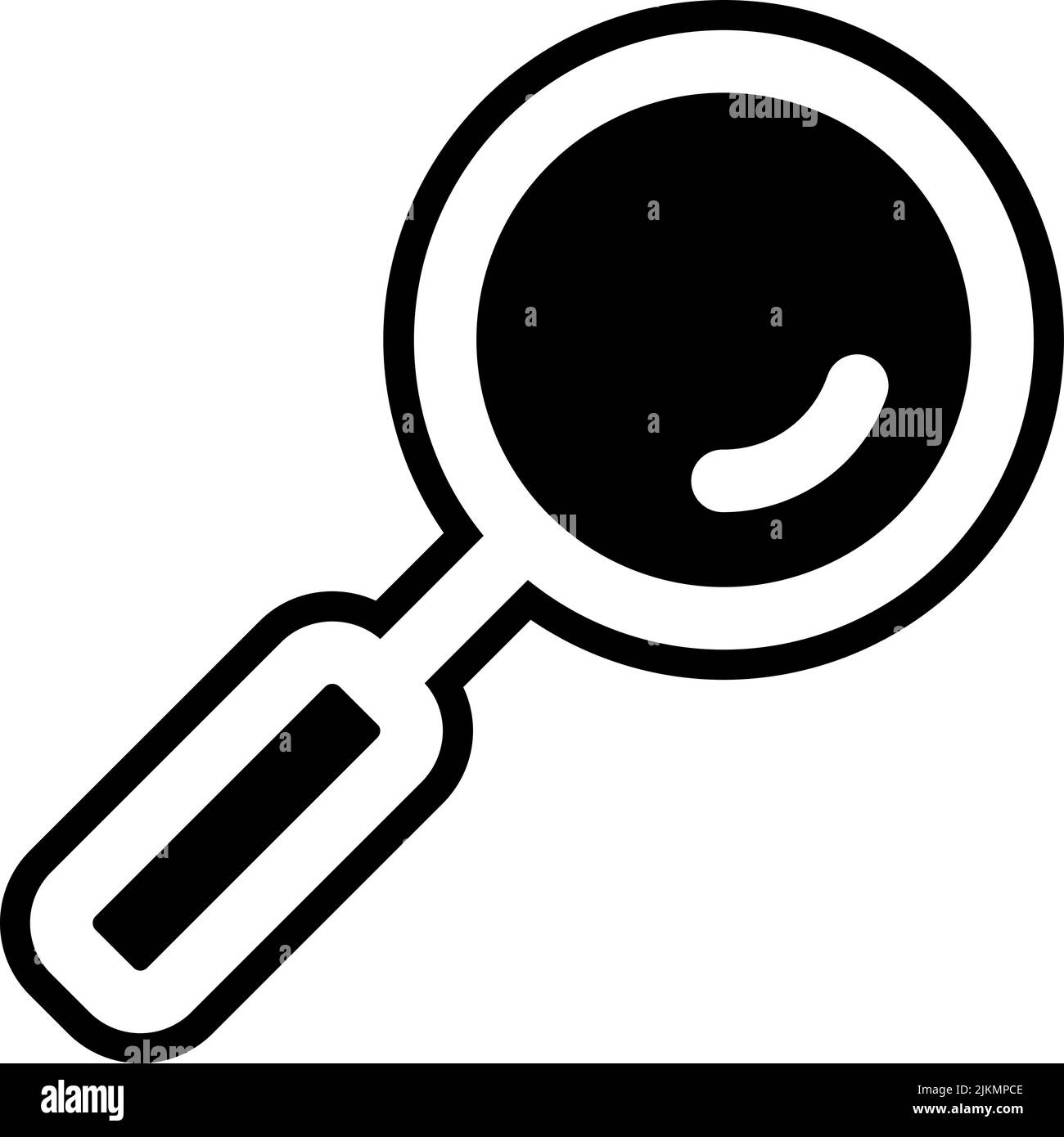 search icon black vector illustration Stock Vector Image & Art - Alamy