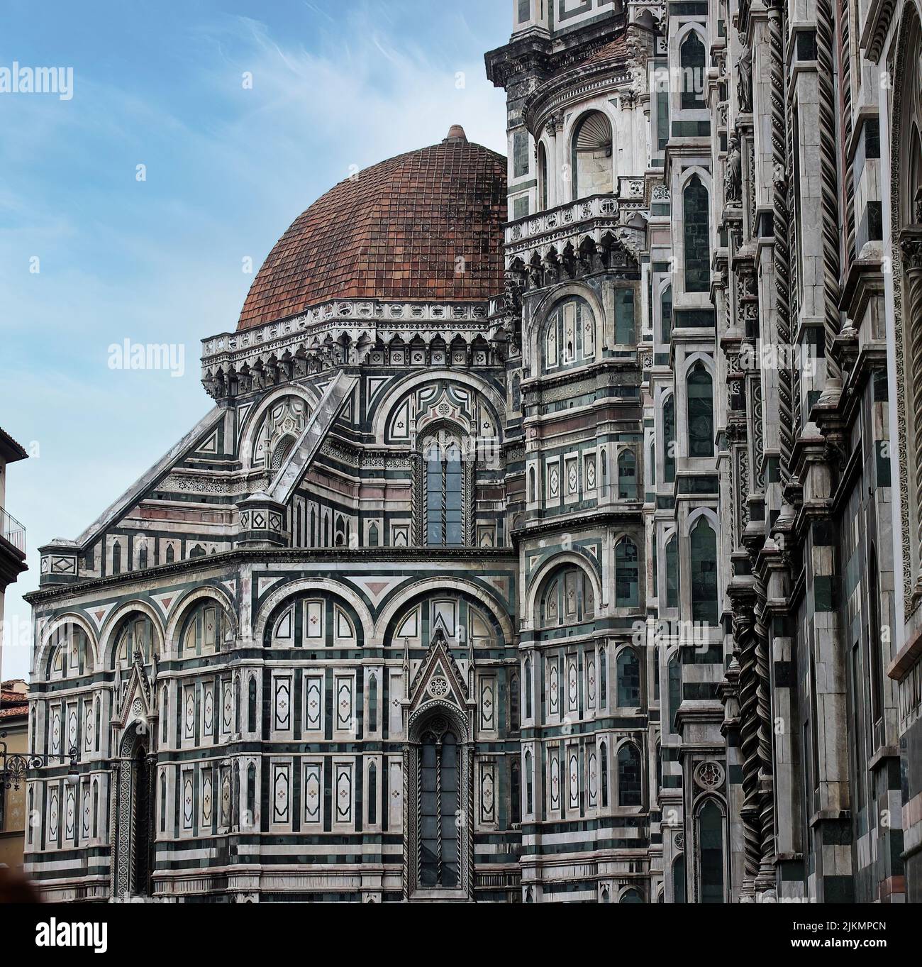 Cathedral of Florence in Piazza del Duomo, Florence, Italy Stock Photo ...