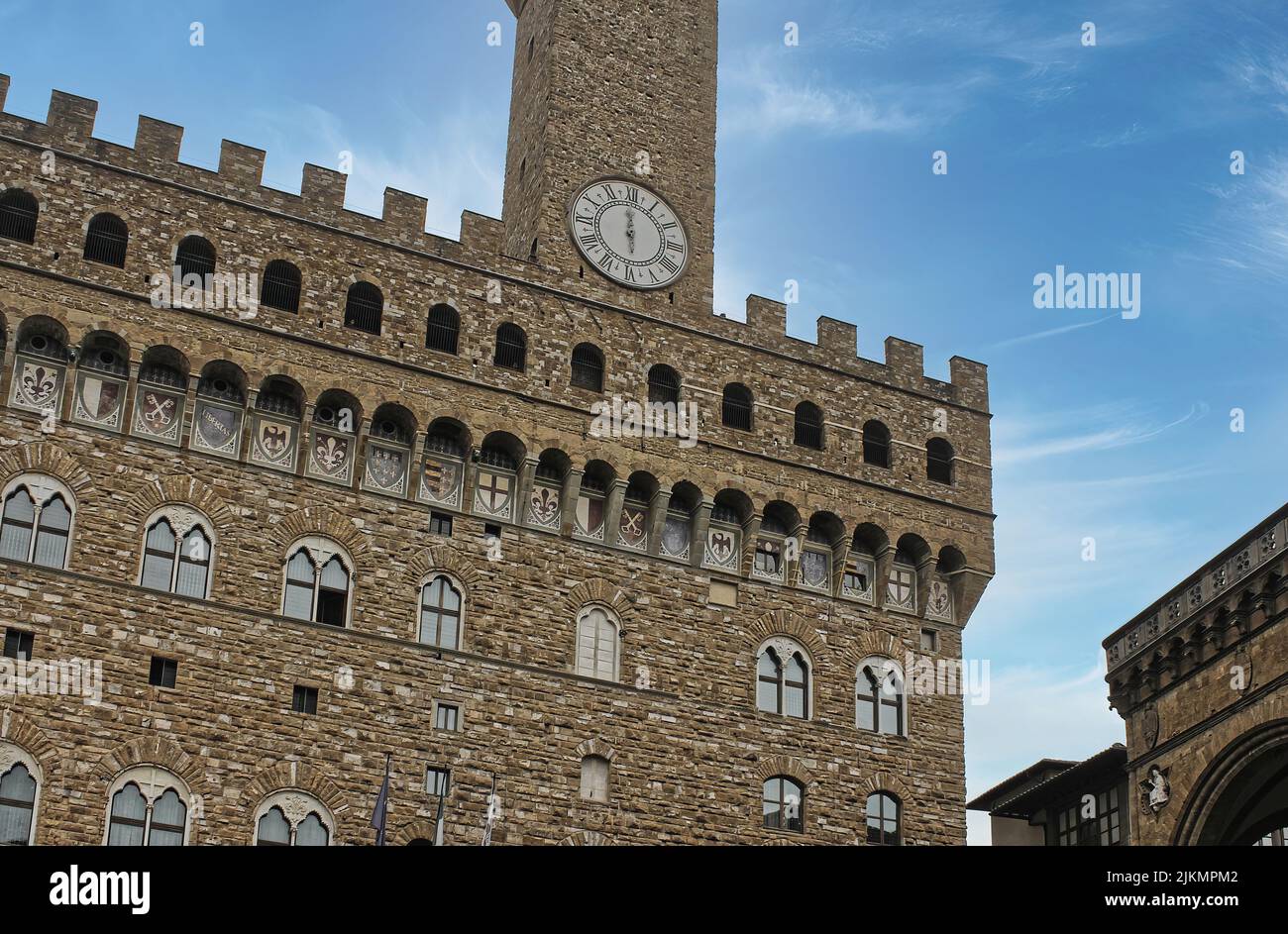 The Old Palace (Palazzo Vecchio or Palazzo della Signoria), Florence ...