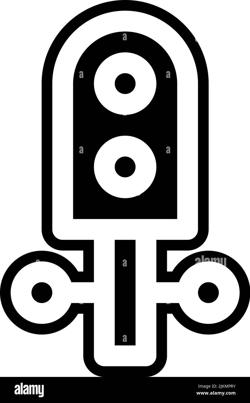 light icon black vector illustration Stock Vector Image & Art - Alamy