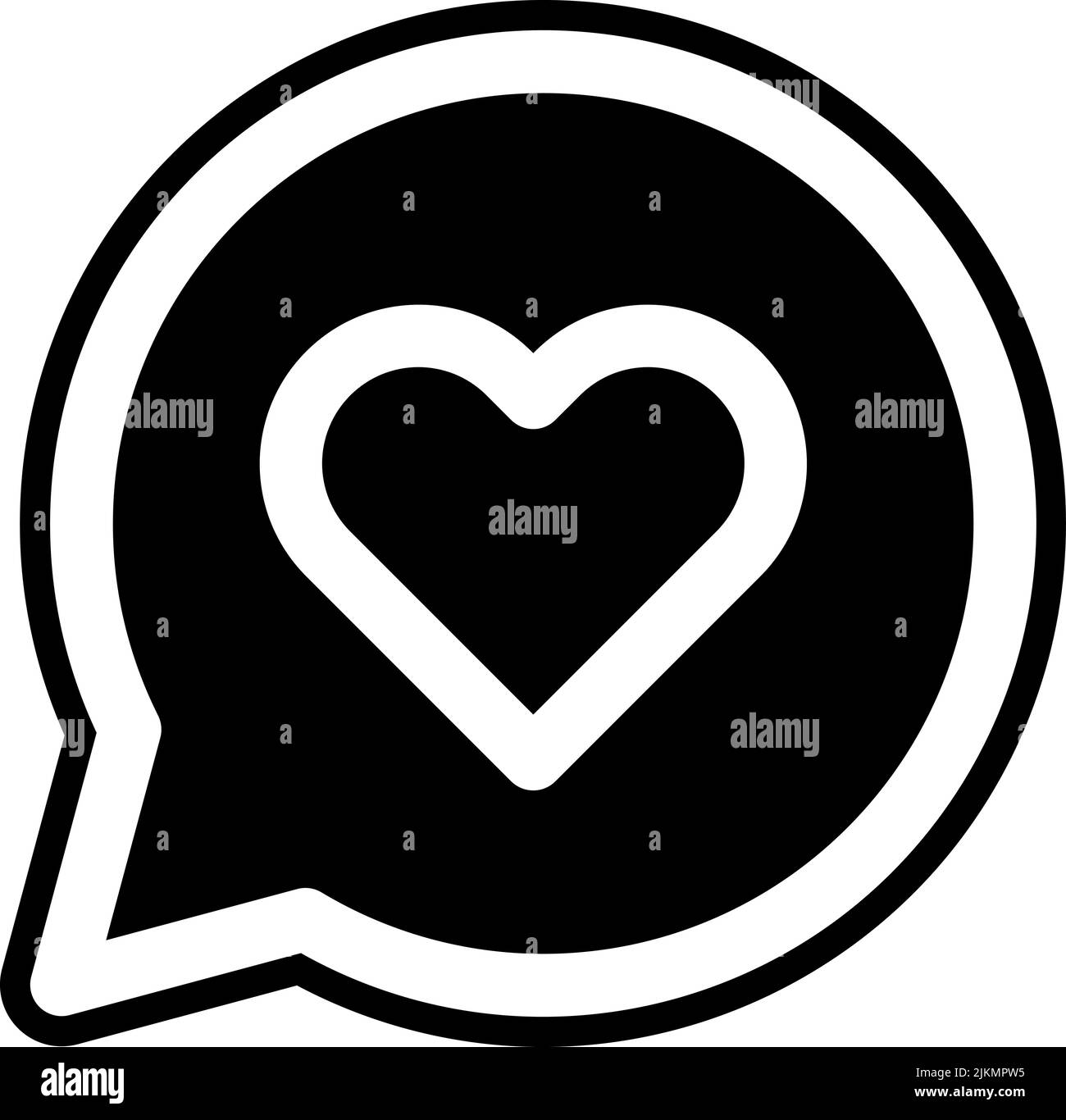chat icon black vector illustration Stock Vector Image & Art - Alamy