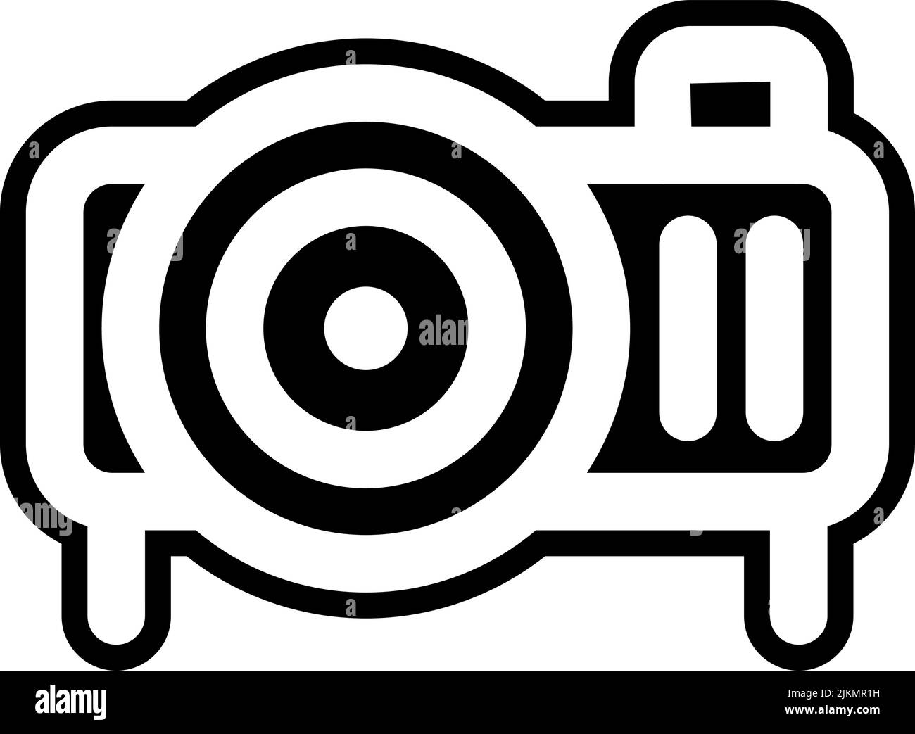 projector icon black vector illustration Stock Vector Image & Art - Alamy