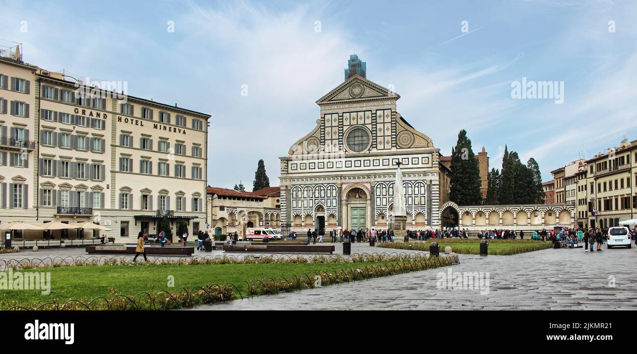 One of the most famous churches in Florence, the churches of Santa ...