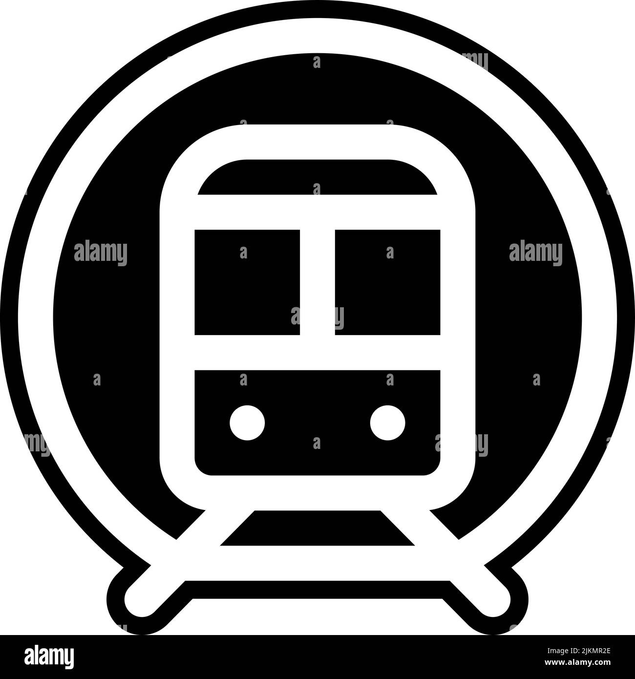 metro icon black vector illustration Stock Vector Image & Art - Alamy