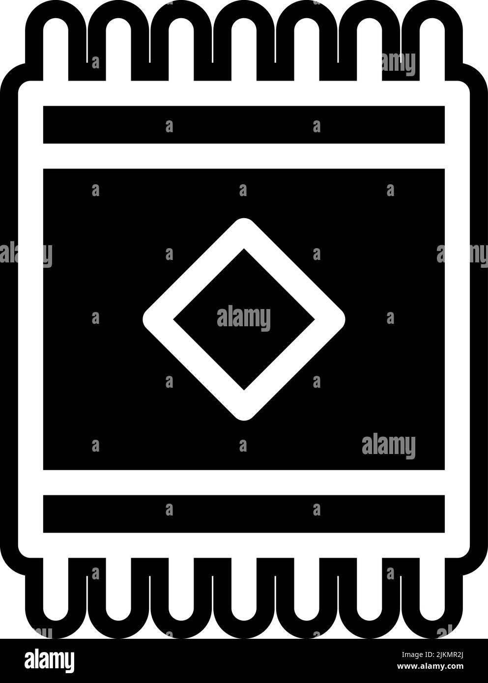 carpet icon black vector illustration Stock Vector Image & Art - Alamy