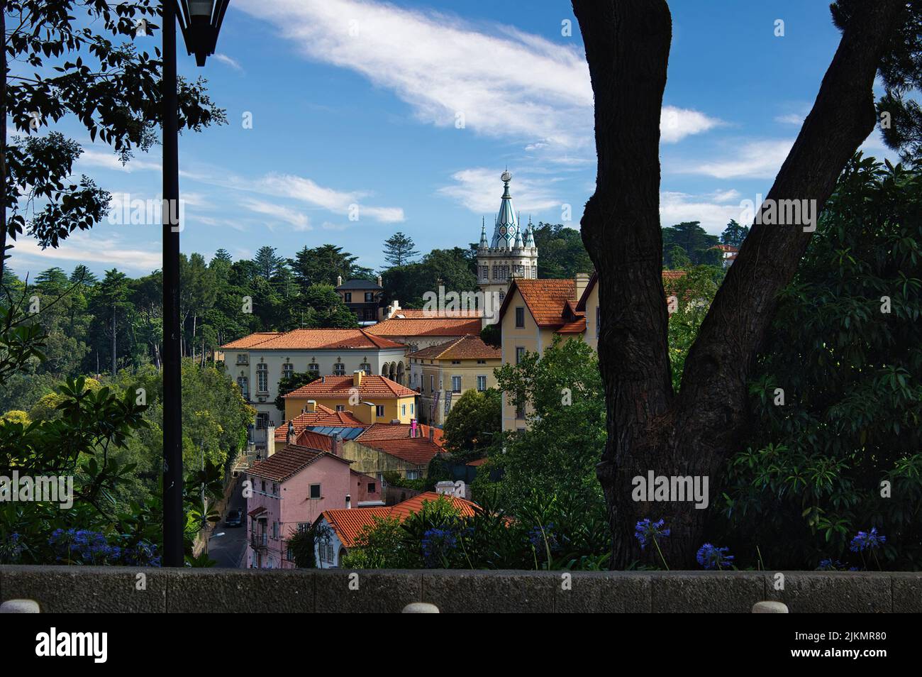 The beautiful and colorful Portuguese city of SINTRA with its romantic ...