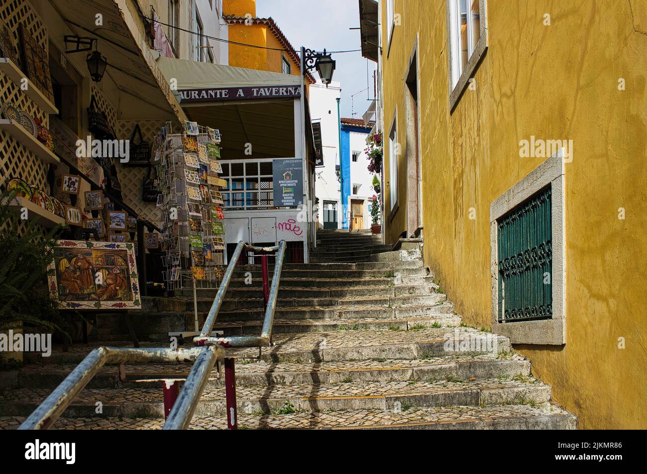 The beautiful and colorful Portuguese city of SINTRA with its romantic ...