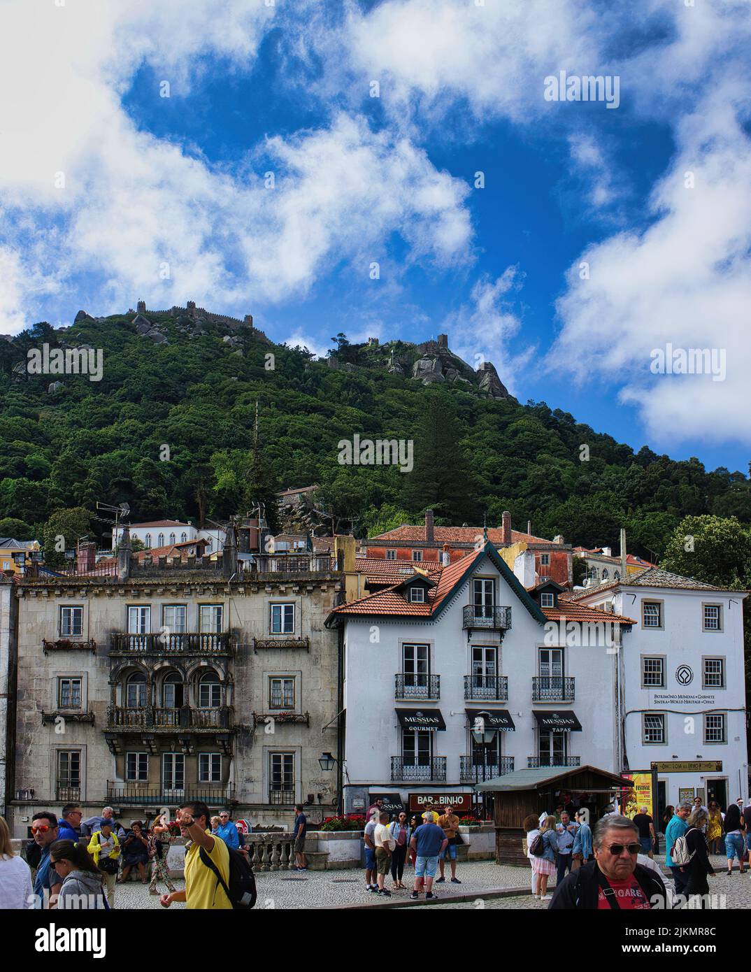The beautiful and colorful Portuguese city of SINTRA with its romantic ...