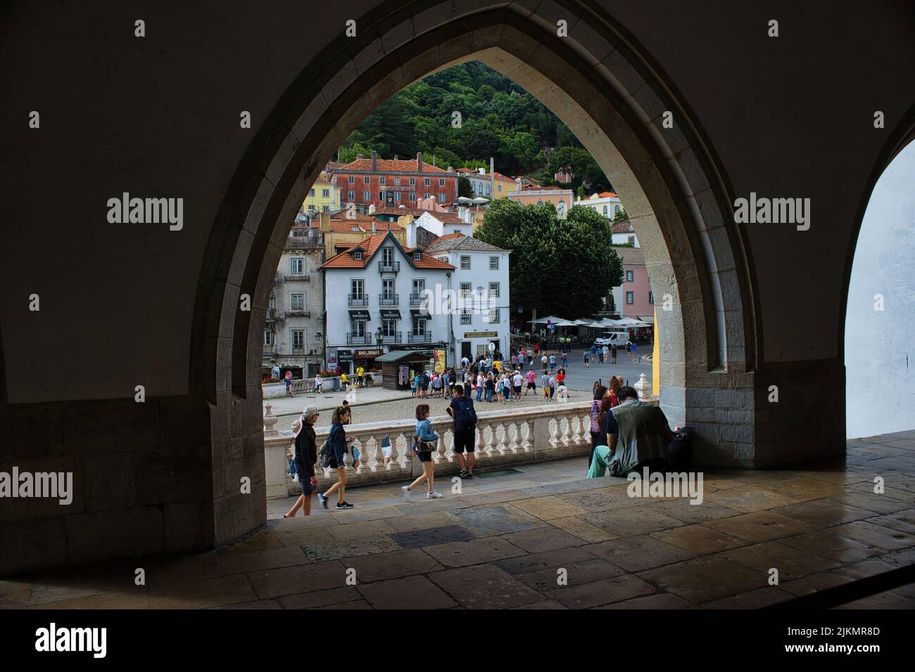 The beautiful and colorful Portuguese city of SINTRA with its romantic ...