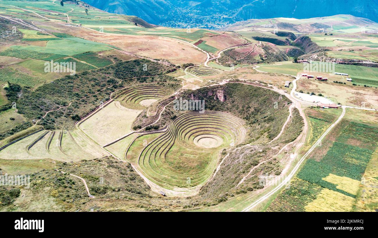A aerial view of Moray Archaeological site Stock Photo - Alamy