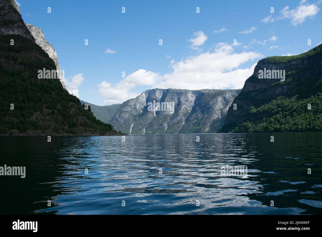 Calm water in fjord hi-res stock photography and images - Alamy