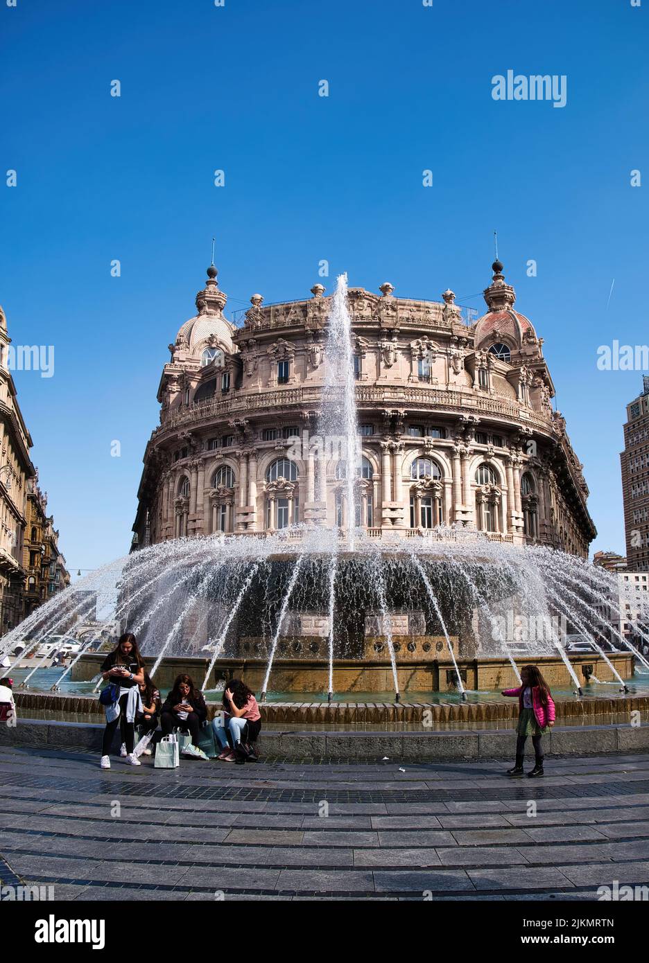 Piazza De Ferrari is the main square of Genoa, renowned for its ...