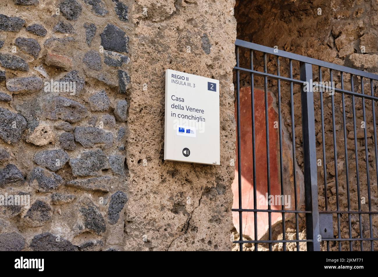 Pompeii, Campania, Italy, Naples, the beautiful house of Venus in the ...