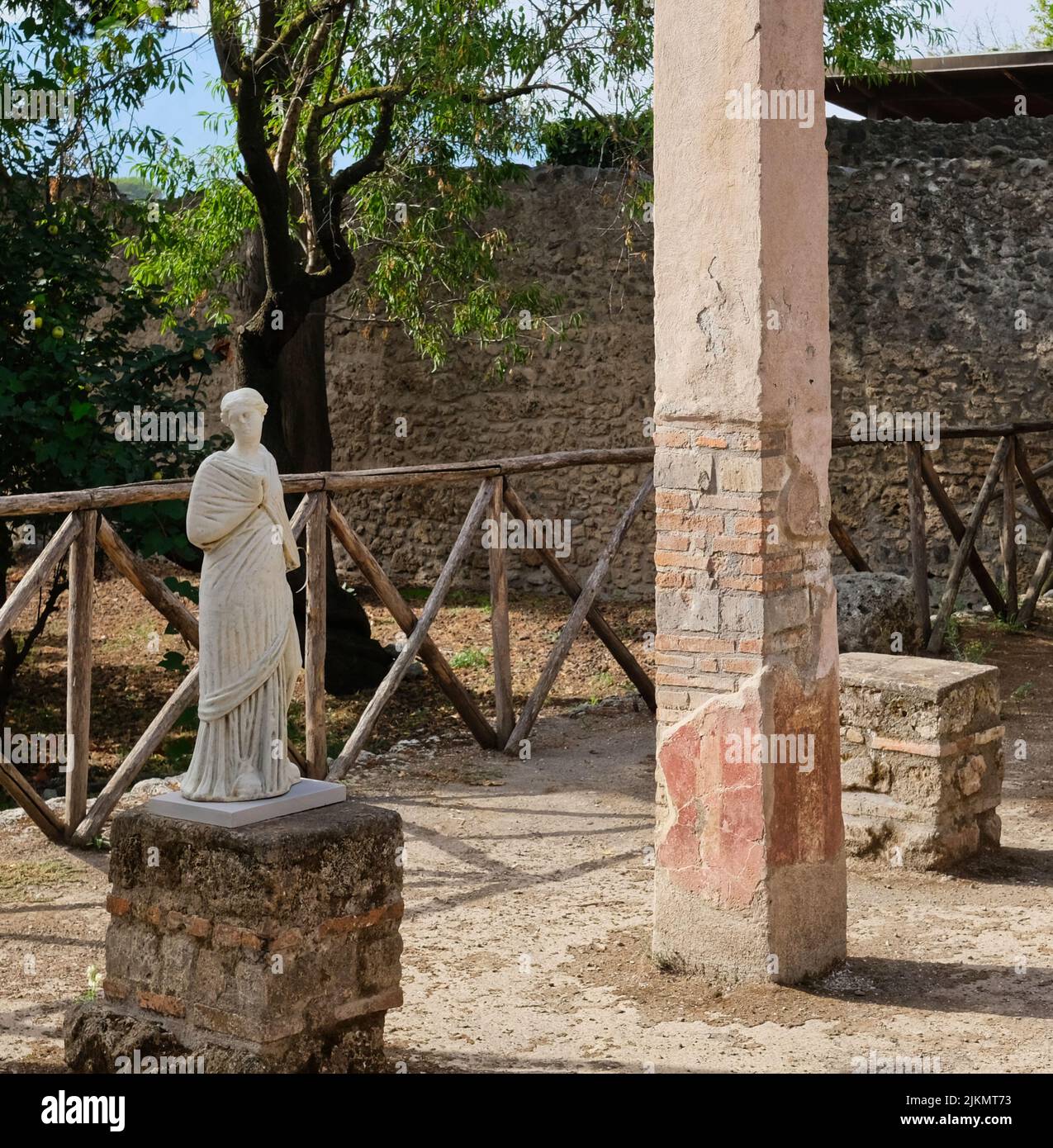 Pompeii, Campania, Italy, Naples, the beautiful house of Venus in the ...