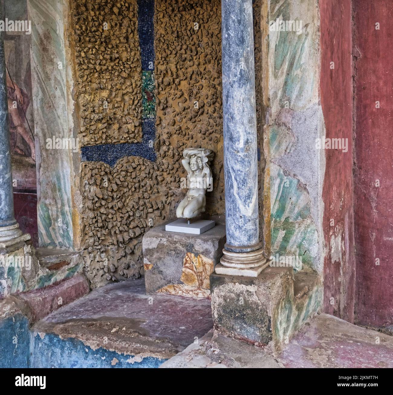 Pompeii, Campania, Italy, Naples, the beautiful house of Venus in the ...