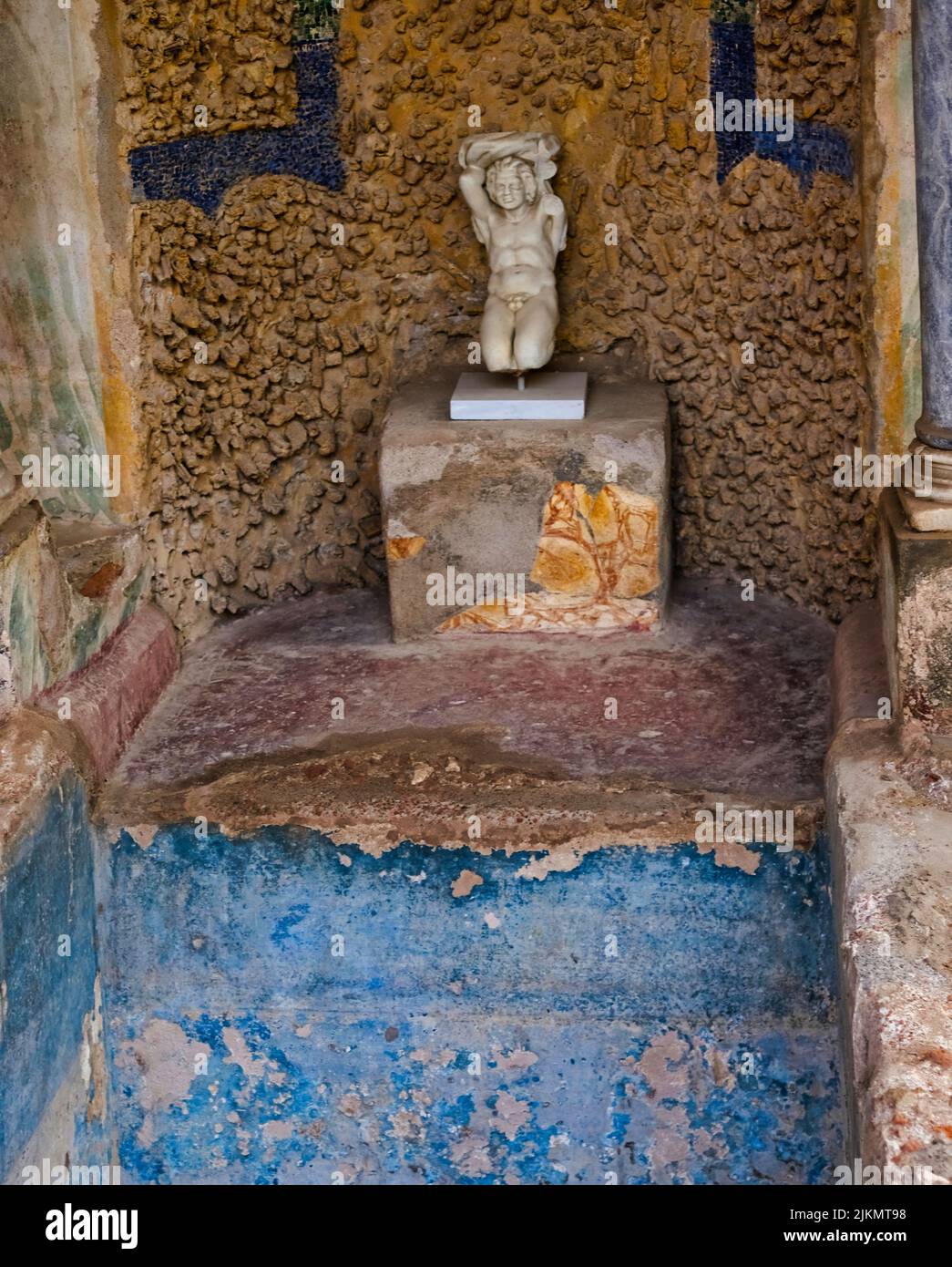 Pompeii, Campania, Italy, Naples, the beautiful house of Venus in the ...