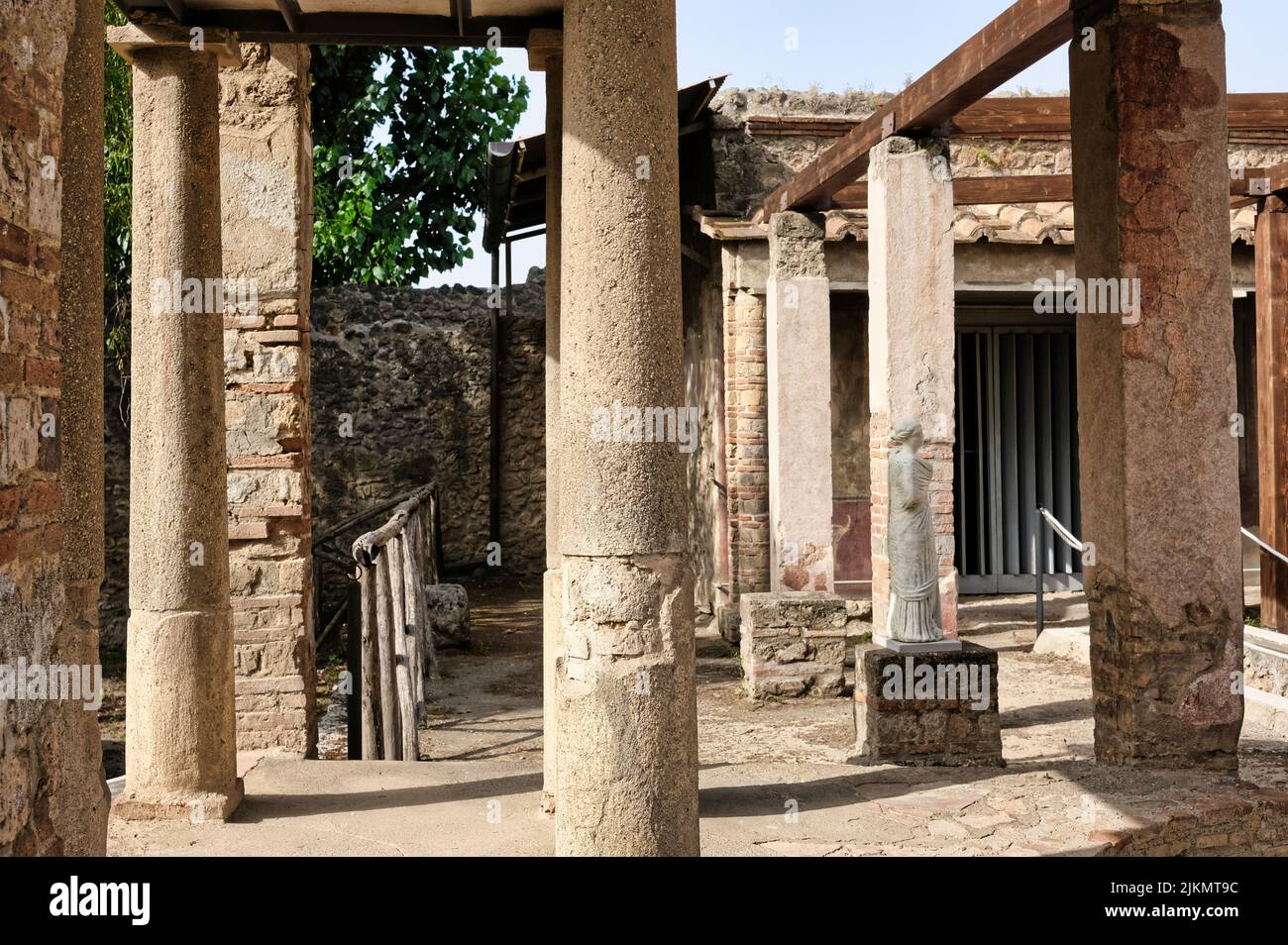 Pompeii, Campania, Italy, Naples, the beautiful house of Venus in the ...