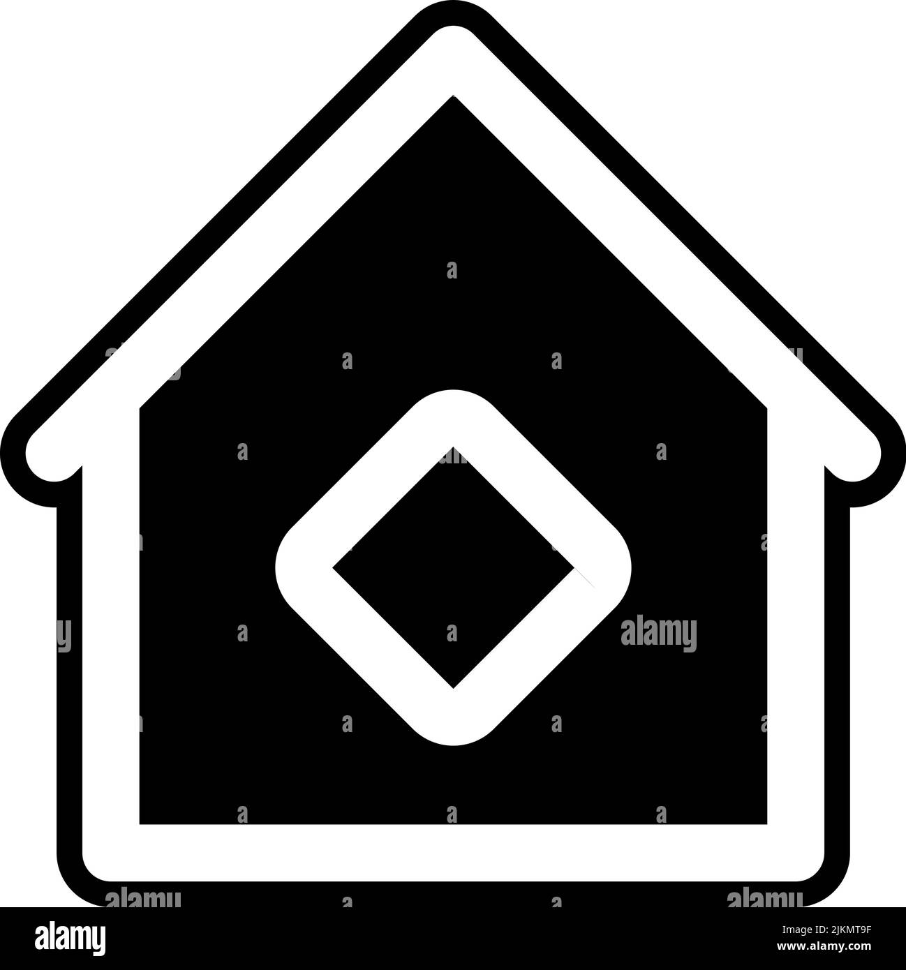 home icon black vector illustration Stock Vector Image & Art - Alamy