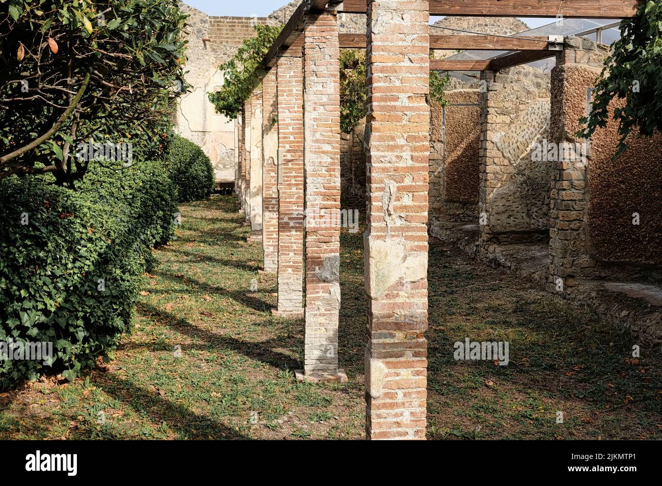 POMPEII, ITALY - Famous Roman villa House of Julia Felix (Praedia di ...