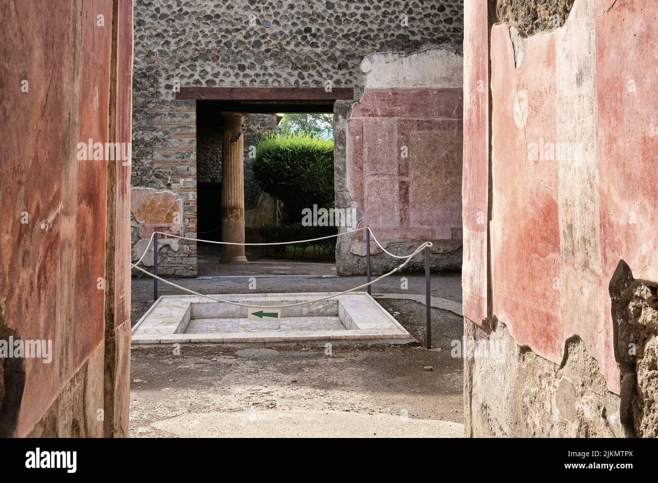 POMPEII, ITALY - Famous Roman villa House of Julia Felix (Praedia di ...