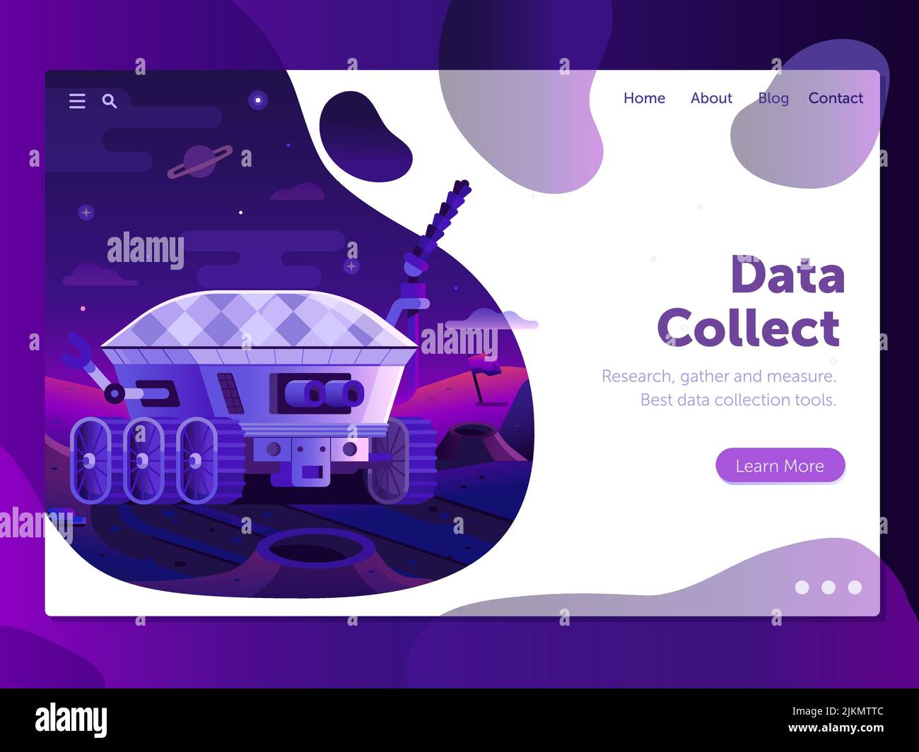 Mars rover landing Stock Vector Images - Alamy