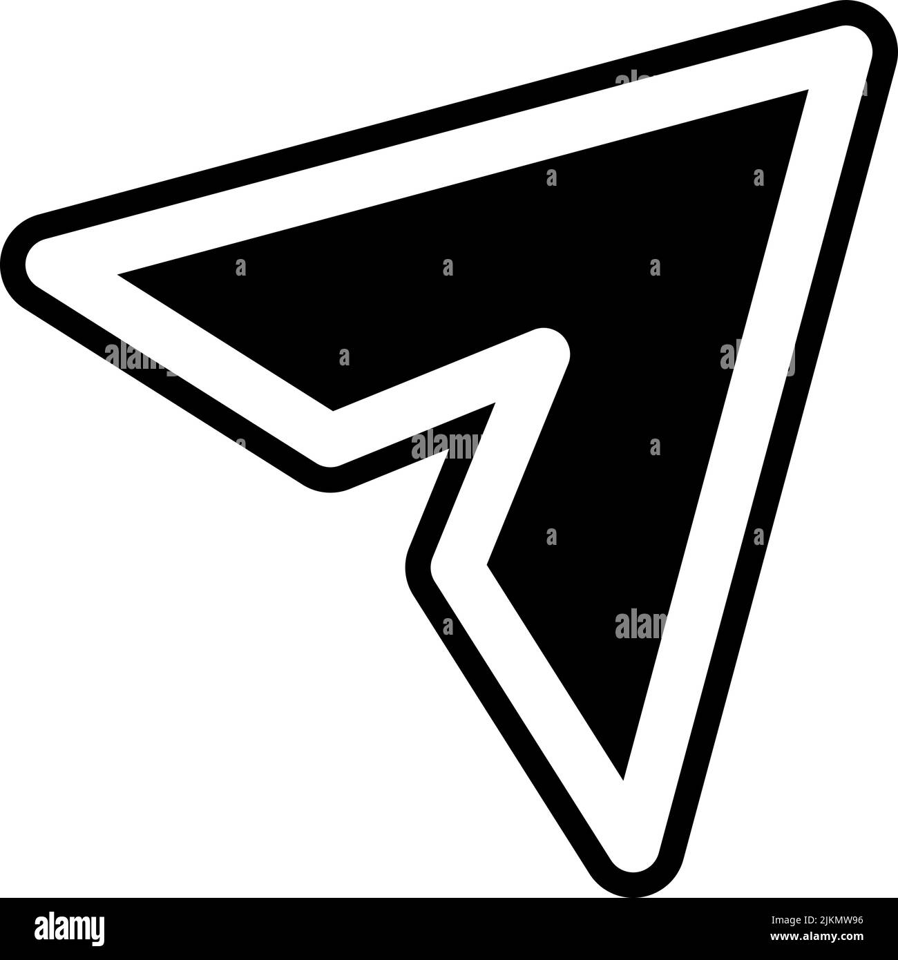 send icon black vector illustration Stock Vector Image & Art - Alamy
