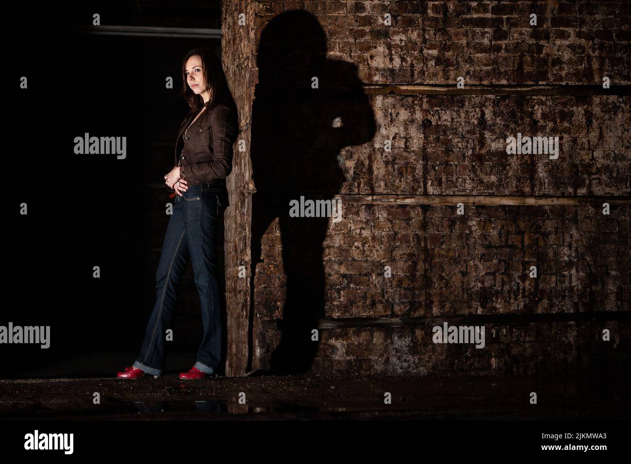 Urban Nights; patience. A strong stance from a confident female model ...