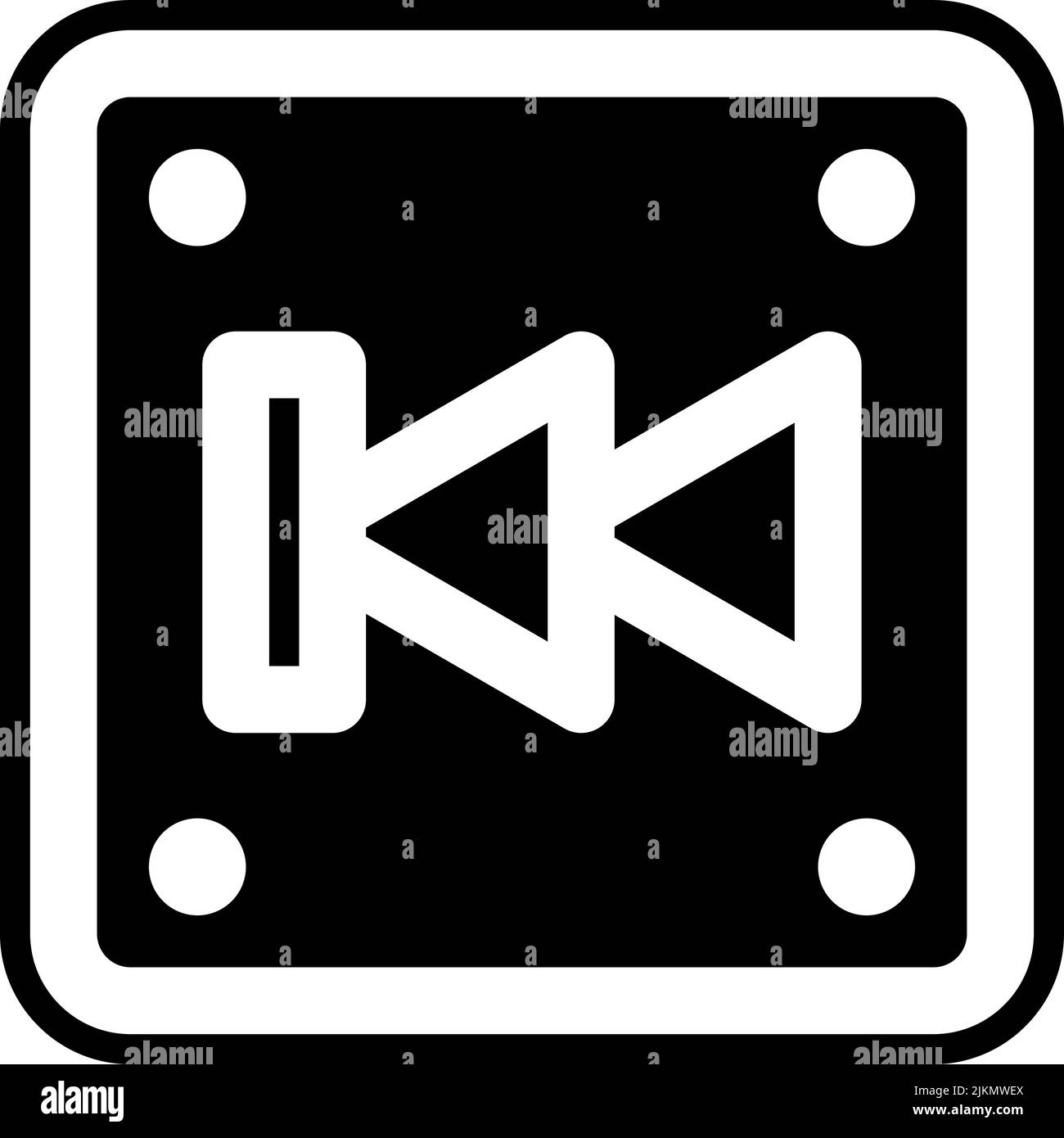 forward icon black vector illustration Stock Vector Image & Art - Alamy