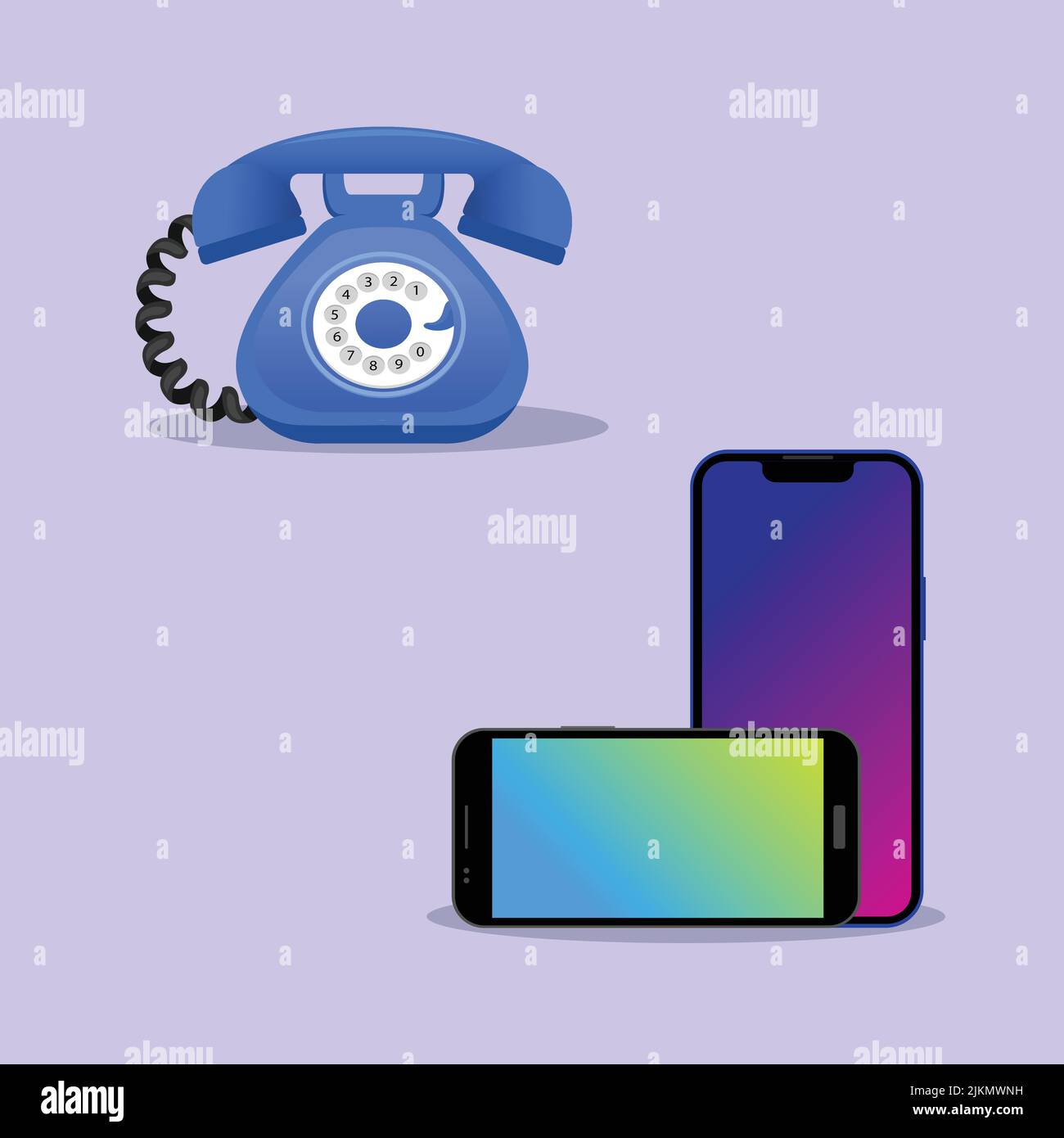 Telephone drawing hi-res stock photography and images - Alamy