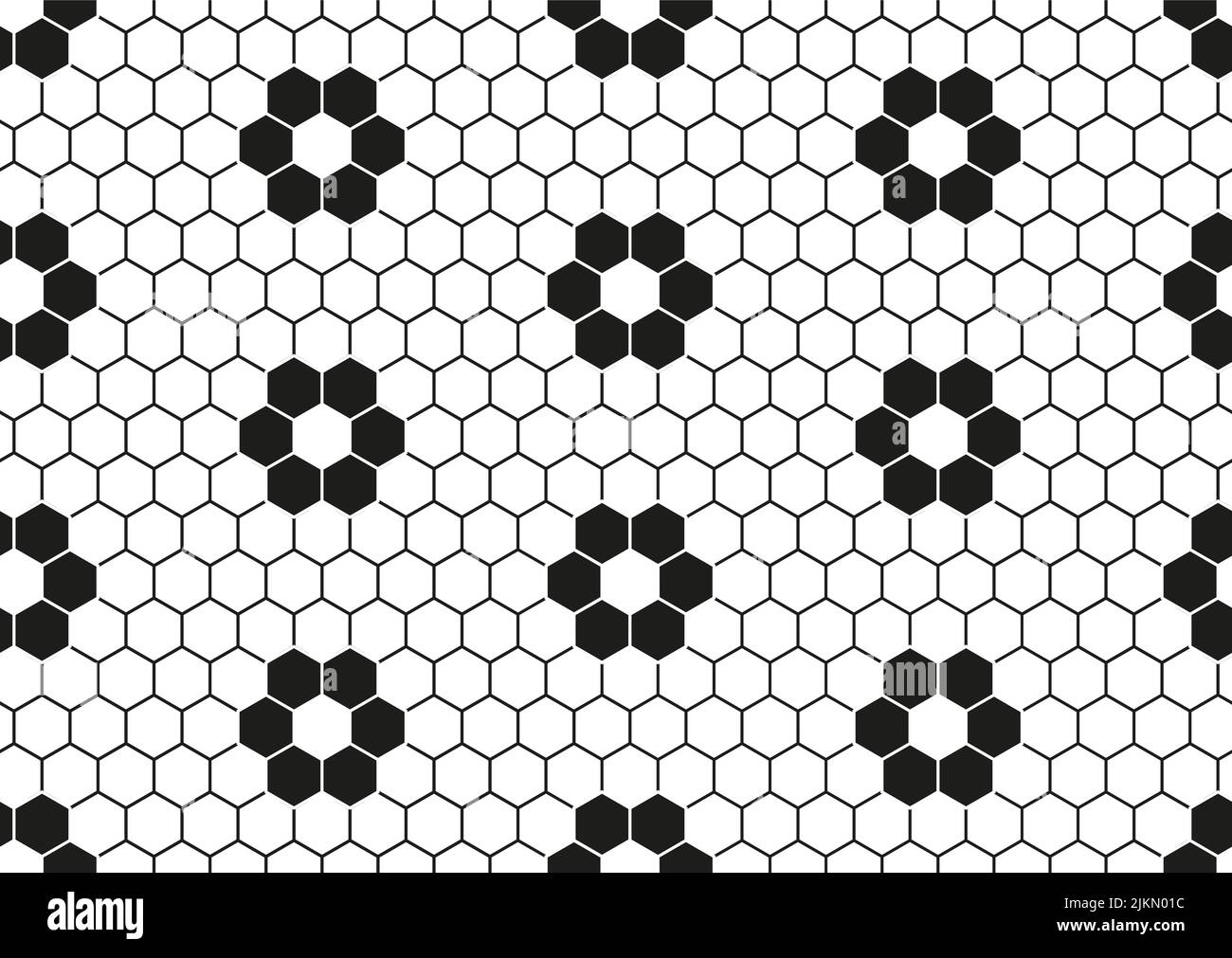 Seamless Honeycomb Pattern Vector Background Hexagonal Grid Stock Vector Image And Art Alamy