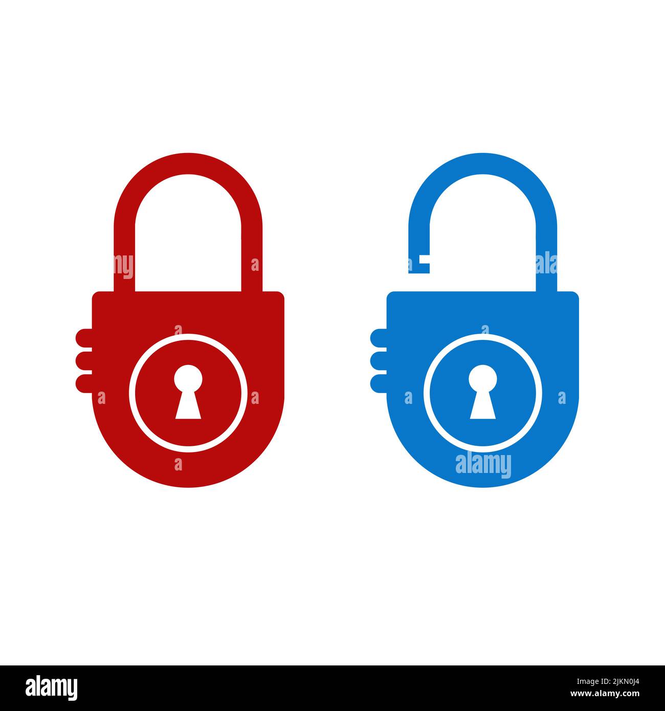 Lock unlock icon vector illustration Stock Vector Image & Art - Alamy