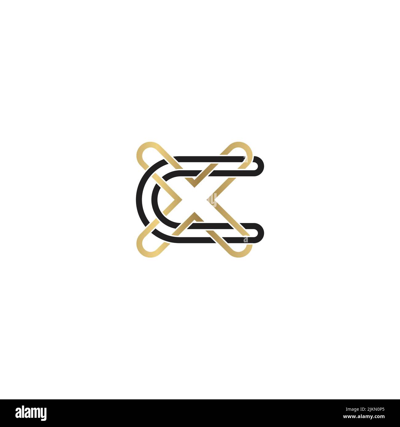 Alphabet Initials logo XC, CX, X and C Stock Vector Image & Art - Alamy