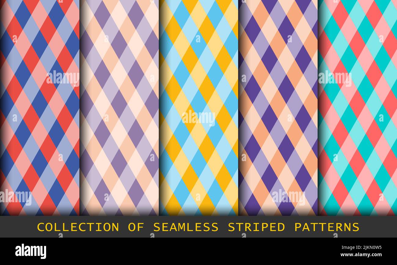 Seamless argyle pattern. Diamond shapes background. Vector colorful ...